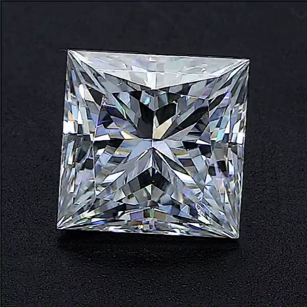 Moissanite Loose Stone: 6.0mm / 1.25ct Princess, D-F (Colorless ...